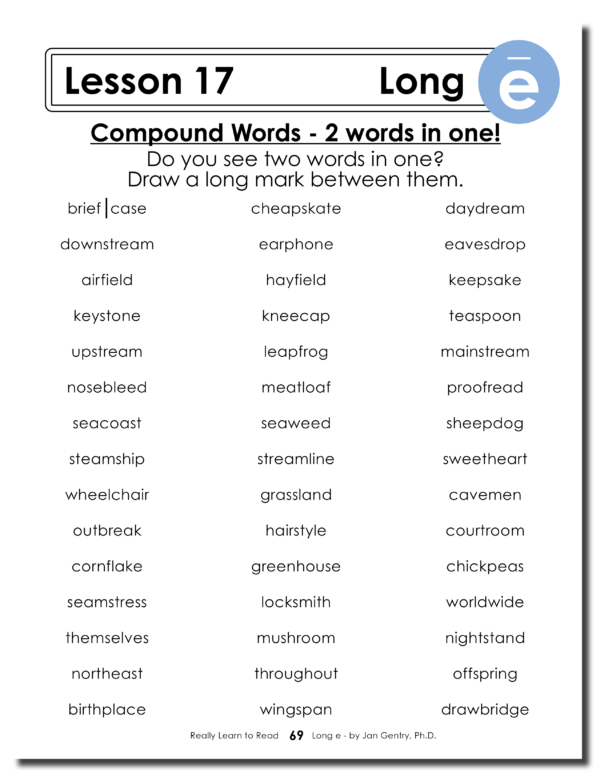 Long e - Book 4 of 5 - Really Learn to Read!