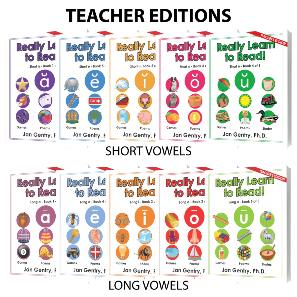 Short and Long Vowels Series - Teacher Editions - All 10 Books (PDF ...
